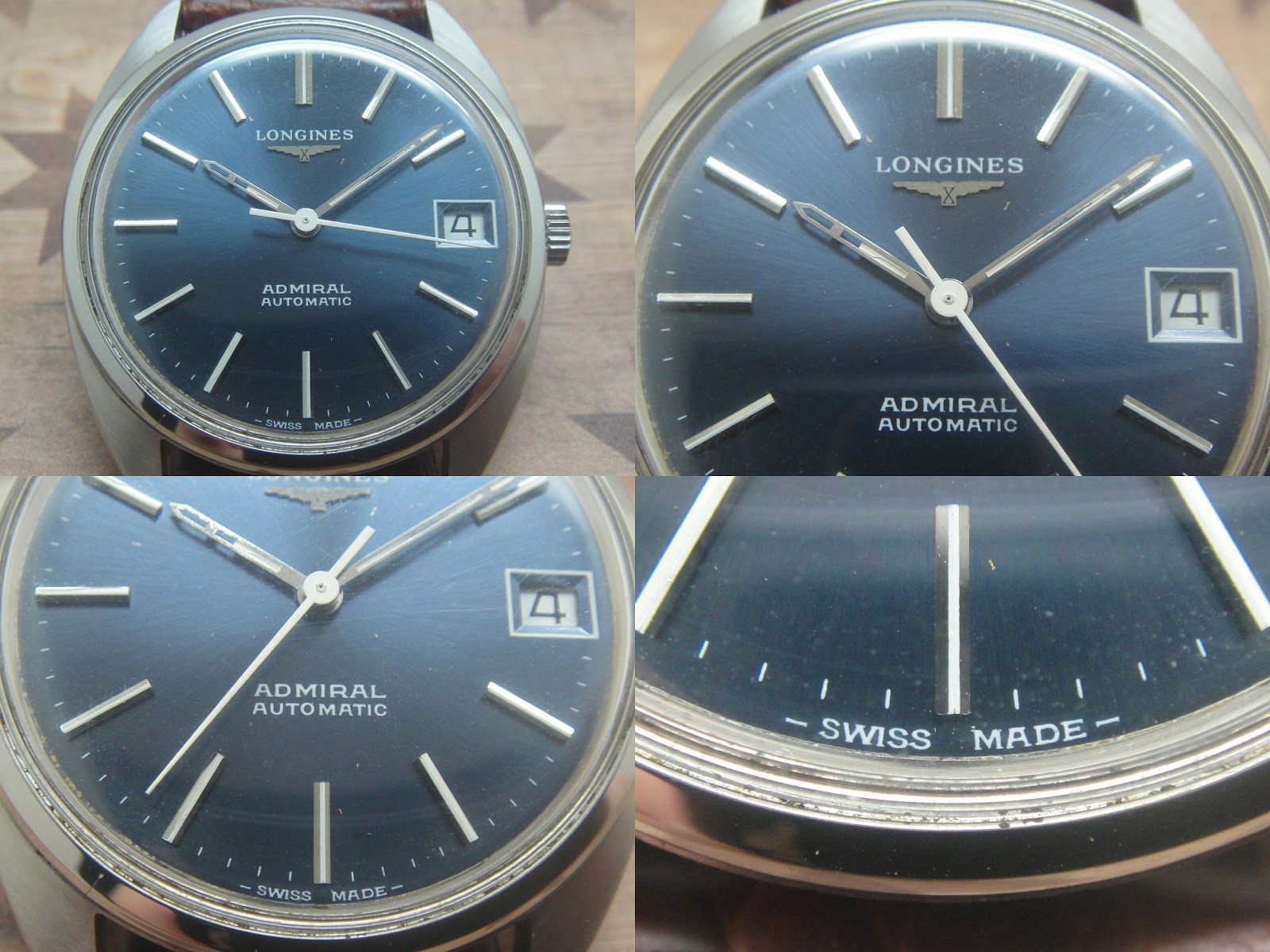 Antique Watch Bar: LONGINES ADMIRAL 36000 HI-BEAT AUTOMATIC WATCH 28 (SOLD)
