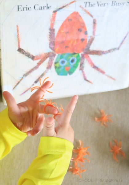 The Very Busy Spider Counting Activity | School Time Snippets