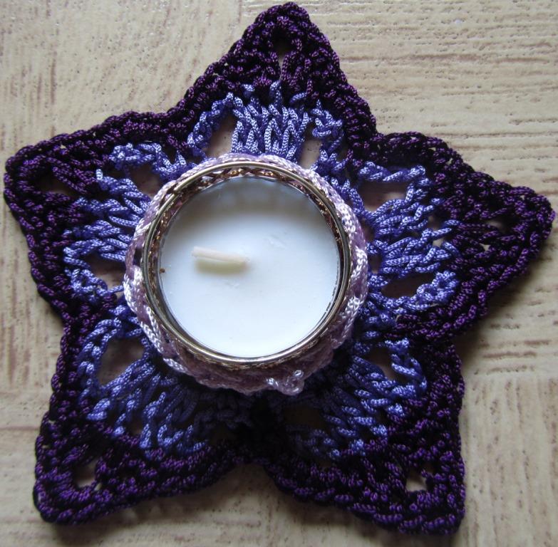 Sweet Nothings Crochet: FIVE LOVELY TEA LIGHT HOLDERS