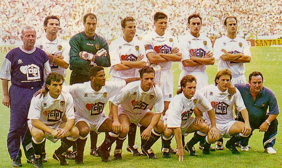 EQUIPOS DE FÚTBOL: VALENCIA Subcampeón de la Copa del Rey 24/06/1995