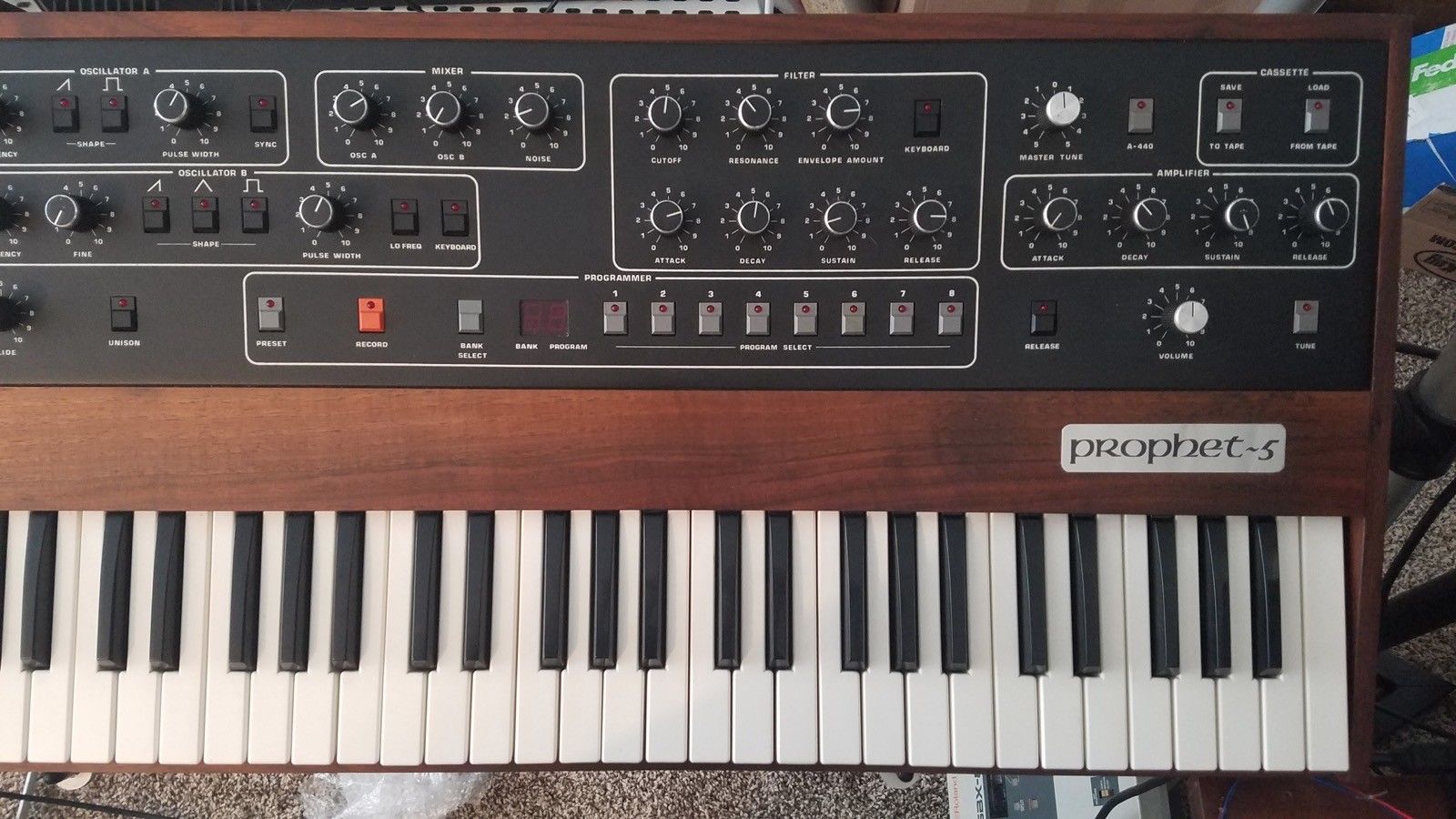 MATRIXSYNTH: Sequential Prophet-5 Rev 3.2 Vintage Analog Synthesizer SN ...