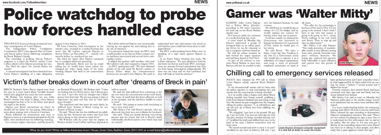 Charles Thomson: 'Play Virtual, Live Real'; The Murder of Breck Bednar