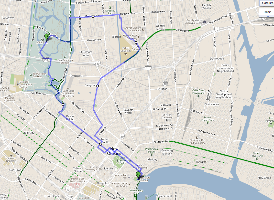 NolaCycle Bike Map Project
