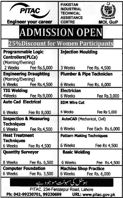 Admission in Pakistan: 31 Jul 2011