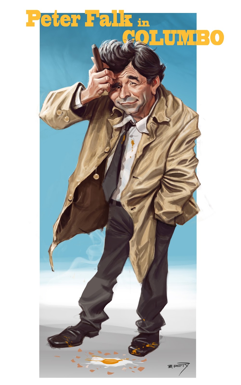 Peter Falk-Columbo.