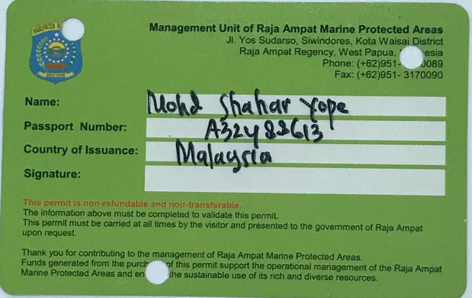 Mohd Shahar Yope: Raja Ampat - The mother of all dive sites