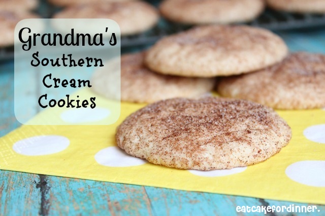 Eat Cake For Dinner: Grandma Parker's Southern Cream Cookies