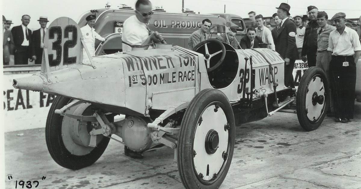 Just A Car Guy: Winner of first Indianapolis 500 Race, it was lighter ...