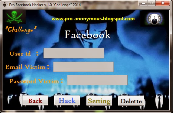Group Anonymous Officiel: Pro Facebook Hack v 1.0 "New" 2014