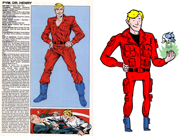 The Official Handbook to the Marvel Universe - REDUX Edition: HANK PYM ...