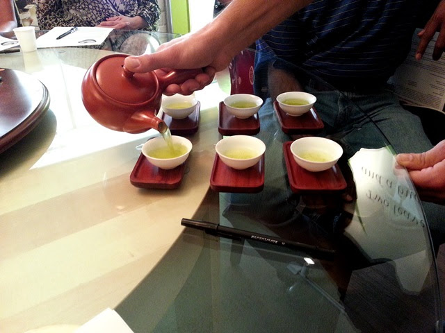Hanamichi : Green Tea Tasting At Experience Tea Studio