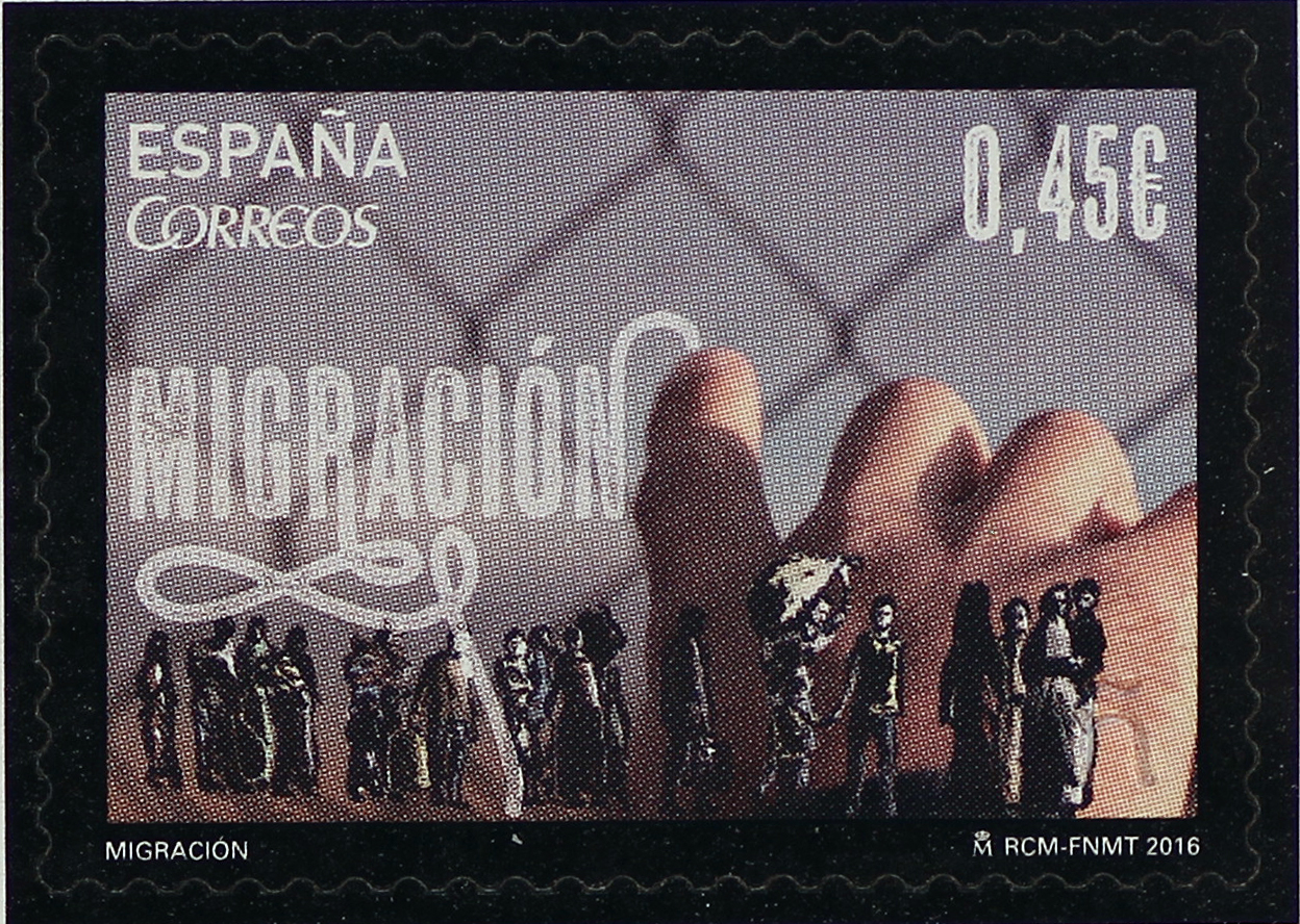 Sellos de Filatelia de España: SELLO | MIGRACIÓN