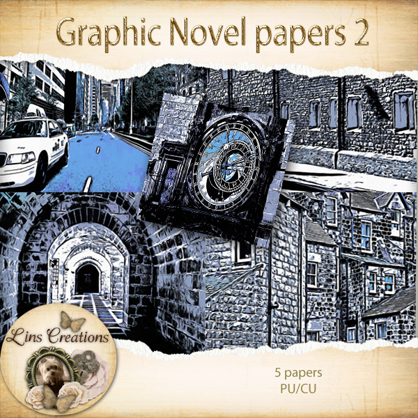 Carolyn's Creations: CU Graphic novel papers 2