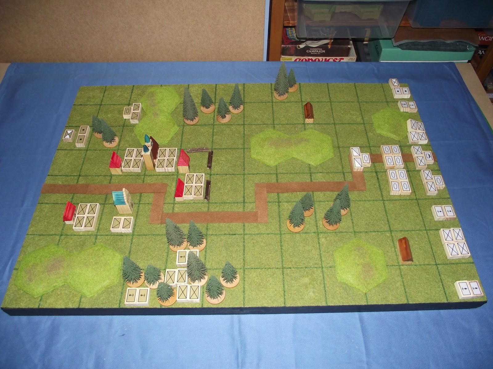 A Wargaming Odyssey: WW2 Blocks, Hexes and Squares