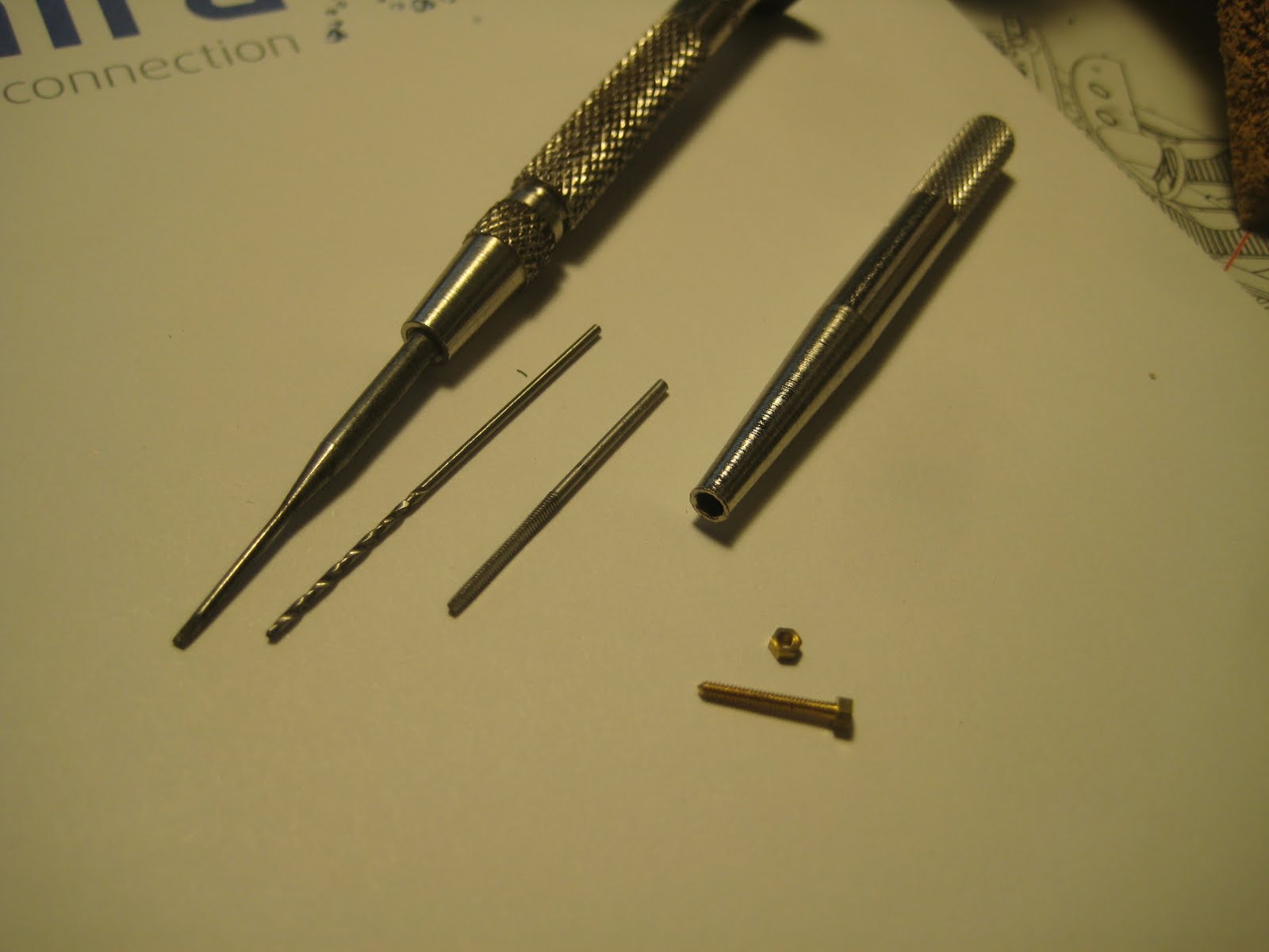 24th-scale: Miniature nuts and bolts