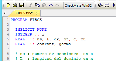 Fortran, CFD, y otras cosas: Esquema FTBCS (Parte 1)