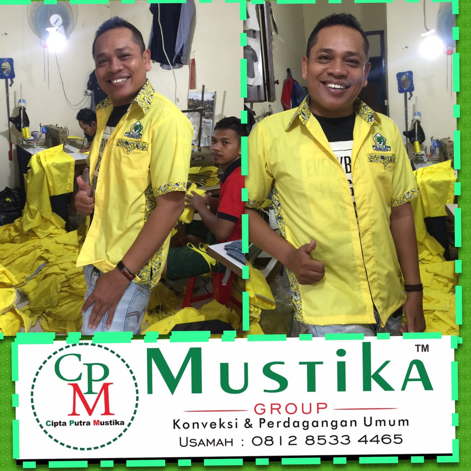 atribut partai golkar dan design