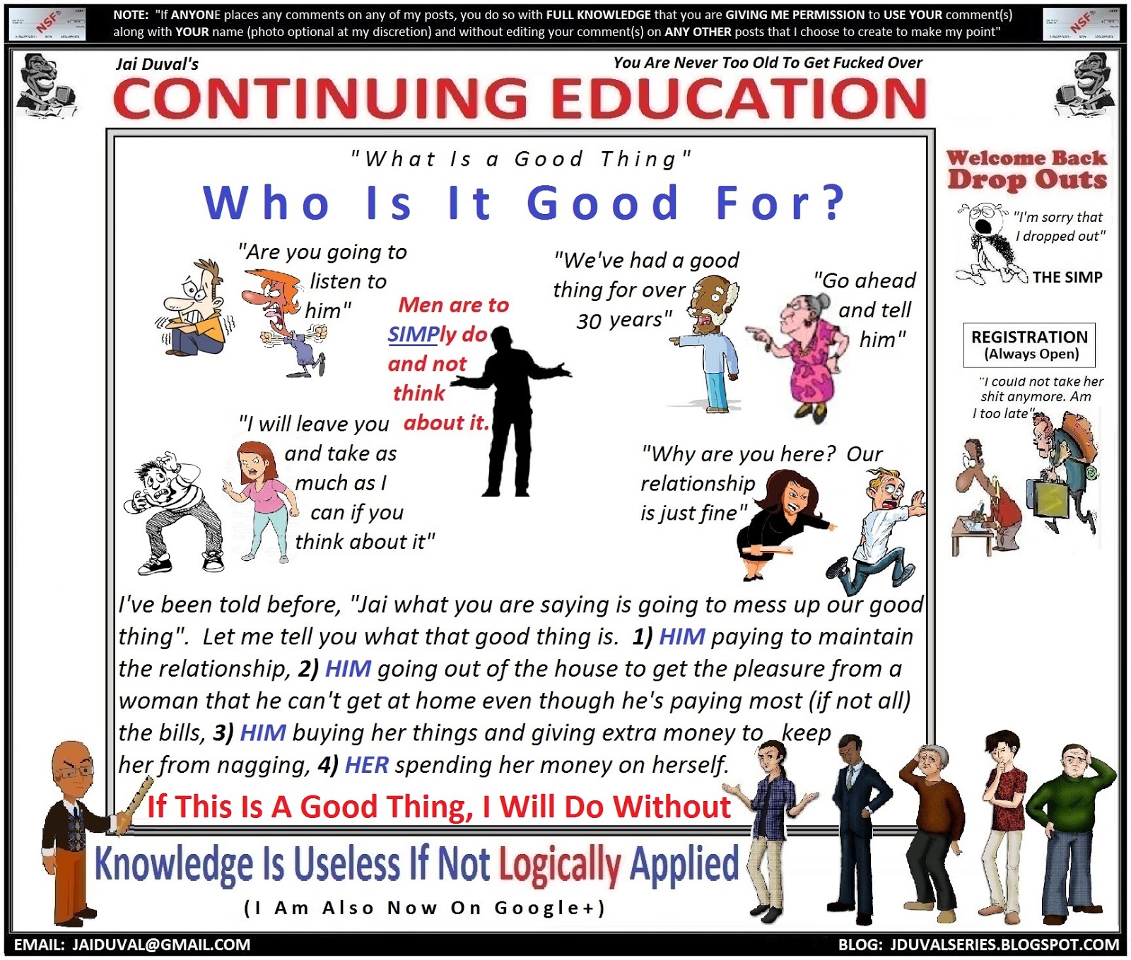 Jai Duval's Continuing Education: JAI DUVAL'S CONTINUING EDUCATION ...