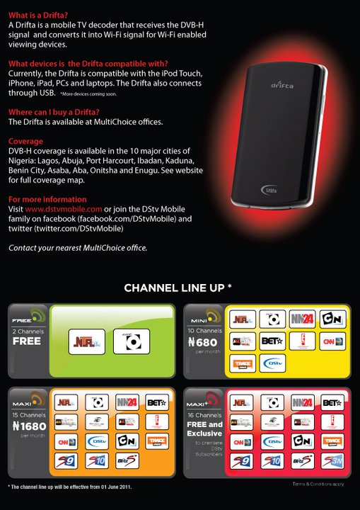 talkmedia: DStv Mobile - Drifta FAQs