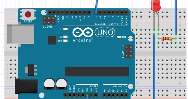 Arduino led yakma uygulaması