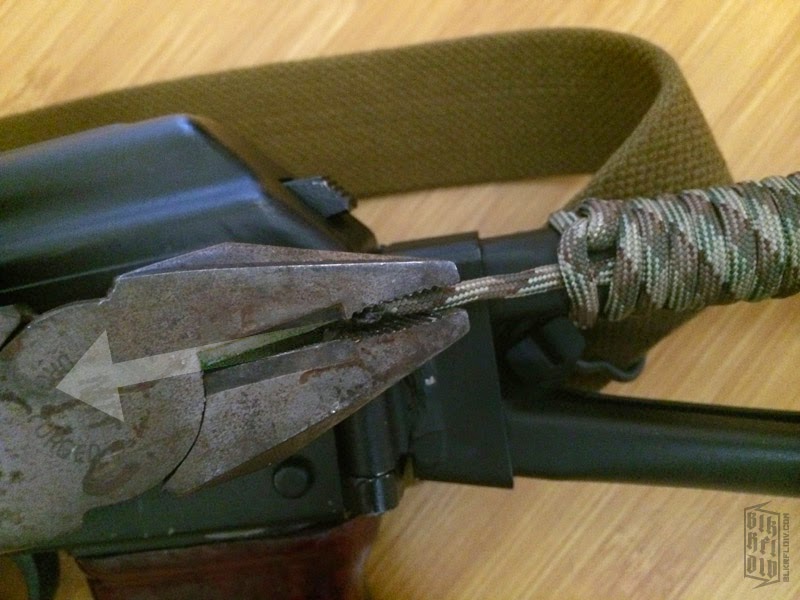 BLK RFL DIV: AK47 Triangle Stock Paracord Wrap