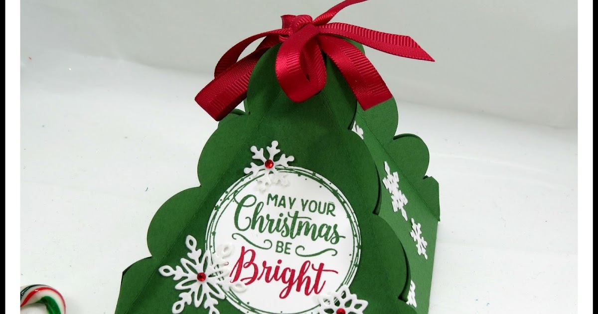 Stampingwithamore: MERRY & BRIGHT CHRISTMAS TREE TREAT BOX