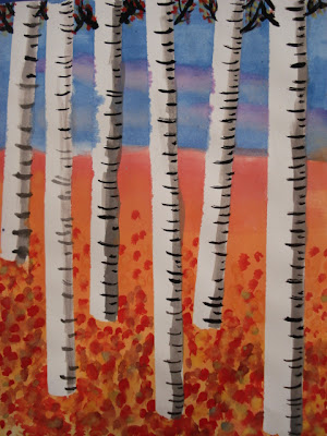 a faithful attempt: Autumn Birch Trees