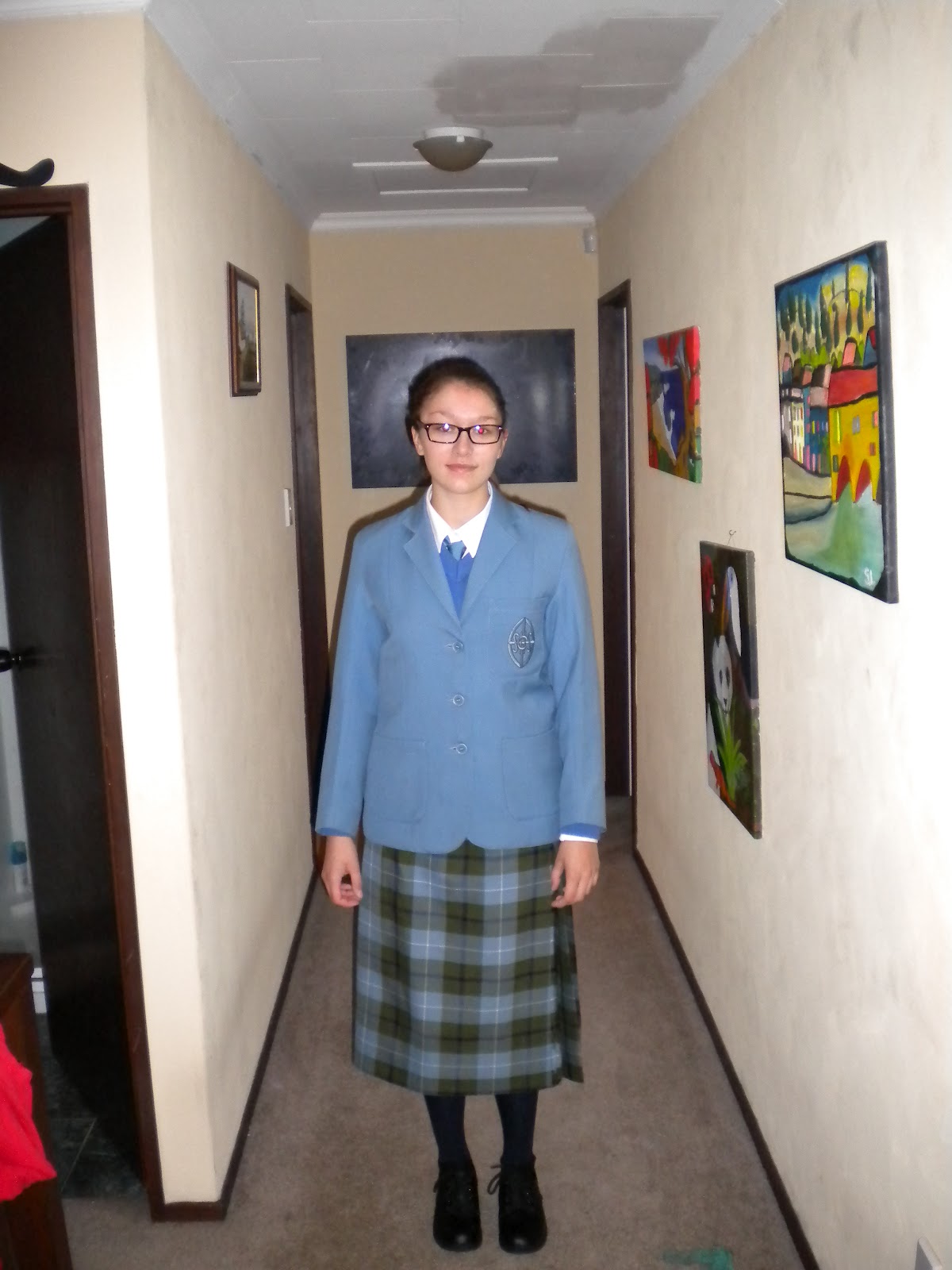 My trip to New Zealand!: My very nice school uniform :)