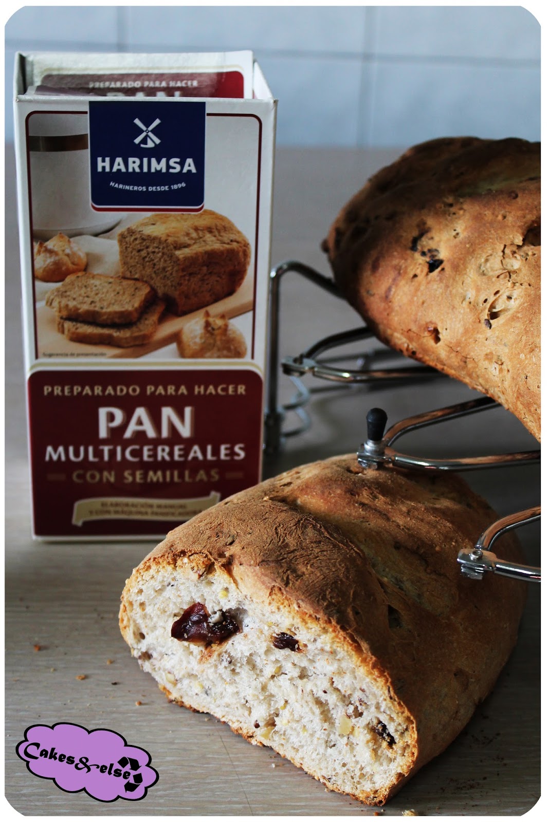 Cakes&else: Pan multicereales con semillas, nueces y pasas. (Multigrain ...