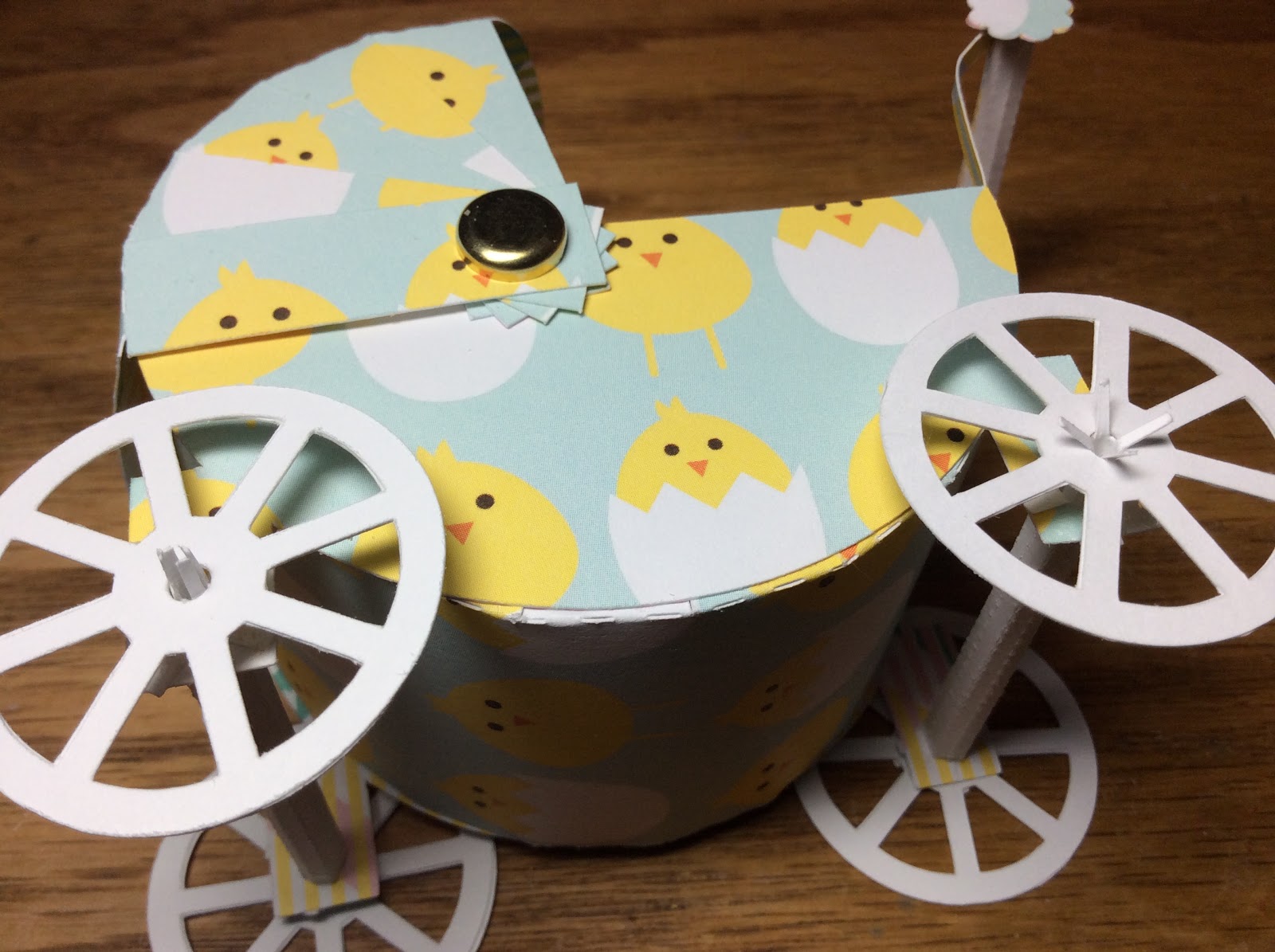 Papercrafts and other fun things: A Paper Baby Carriage For a Baby Shower