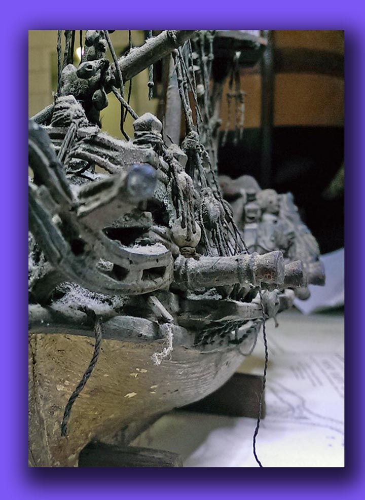 Maritime Model Museum: CHURCH SHIP MODEL 1760 RESTORATION