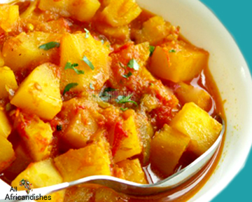 ALL AFRICAN DISHES: UGANDA RECIPES (CURRIED POTATOES)