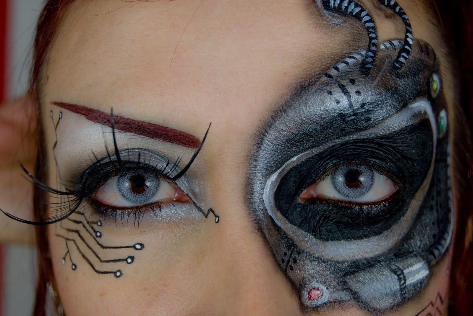 KKCenterhk blog: Cyber Terminator make up look - Speed tutorial By ...