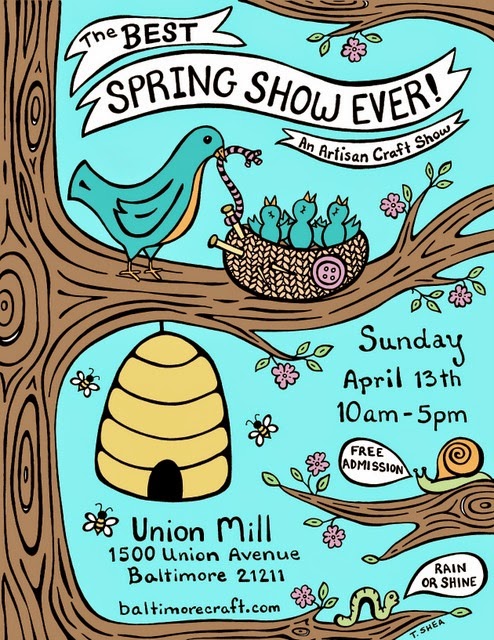 Sunday, April 13 The BEST Spring Craft Show Ever Sunday, April 13 The BEST Spring Craft Show Ever