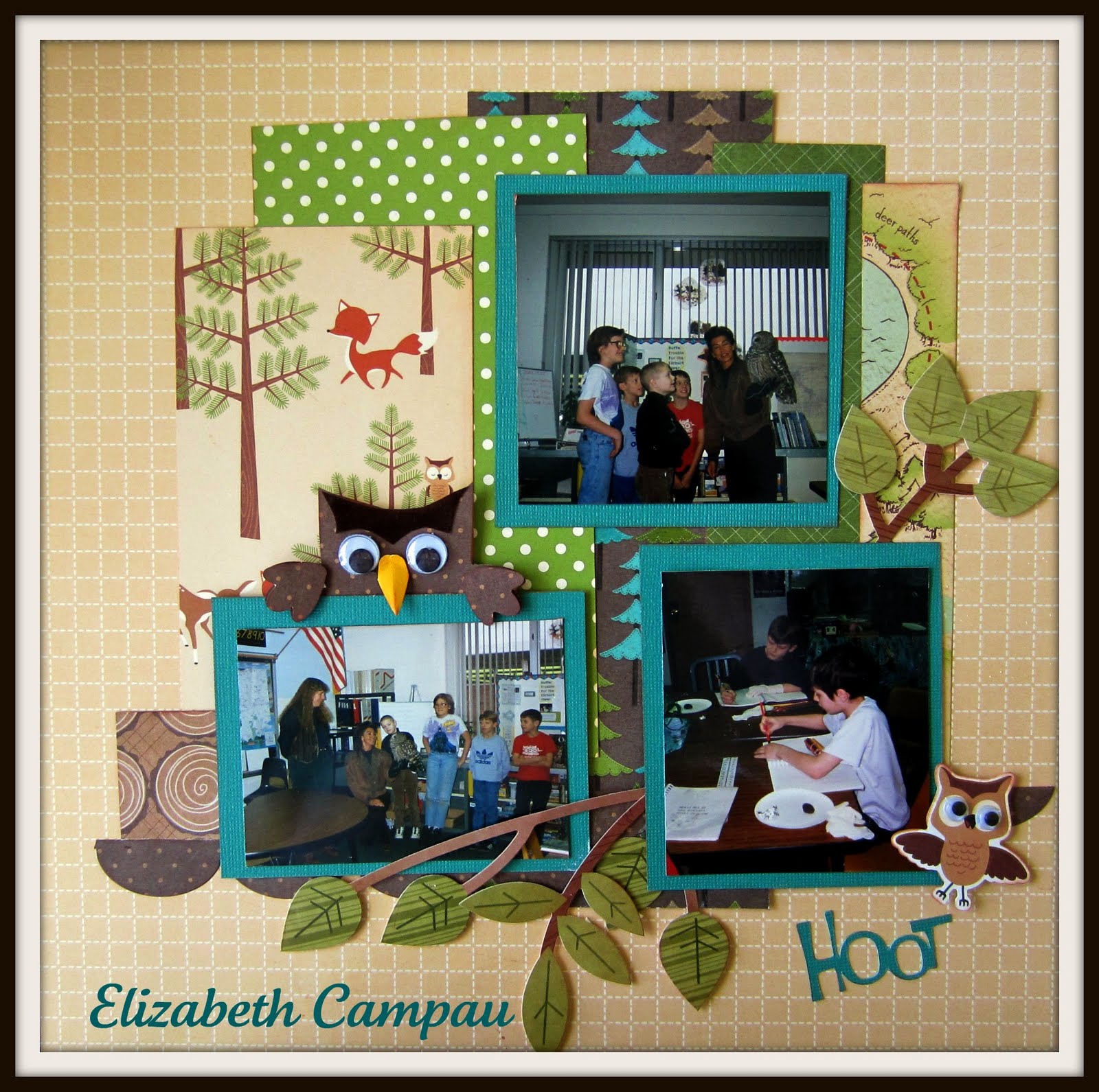 Visions of Paper: Hoot- Owl Classroom Layout