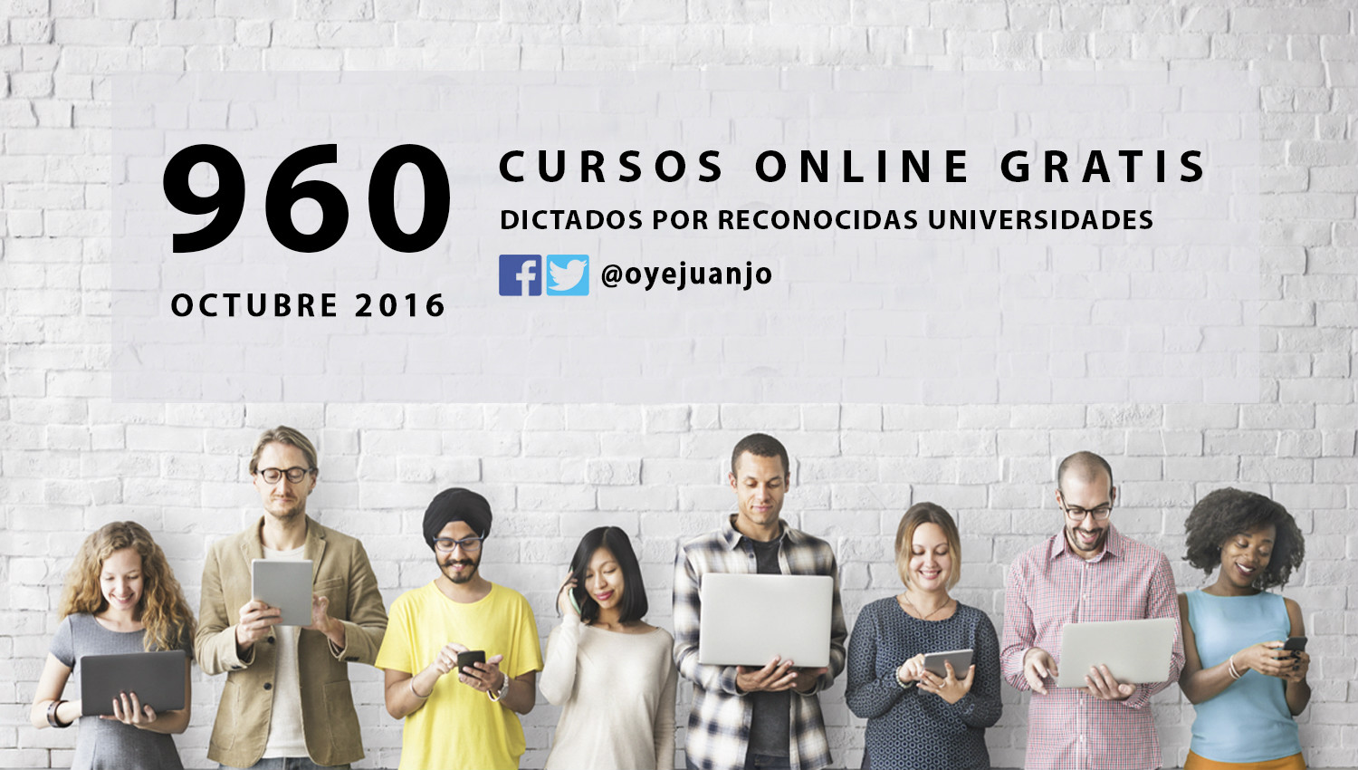 960 cursos online gratis que inician en octubre