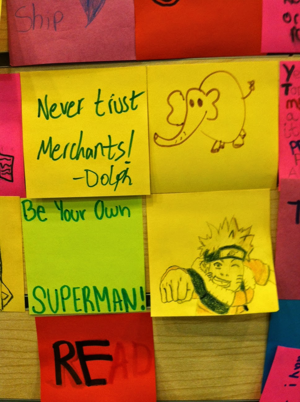 Teen Blog @ FRVPLD: Sticky note collage photos!