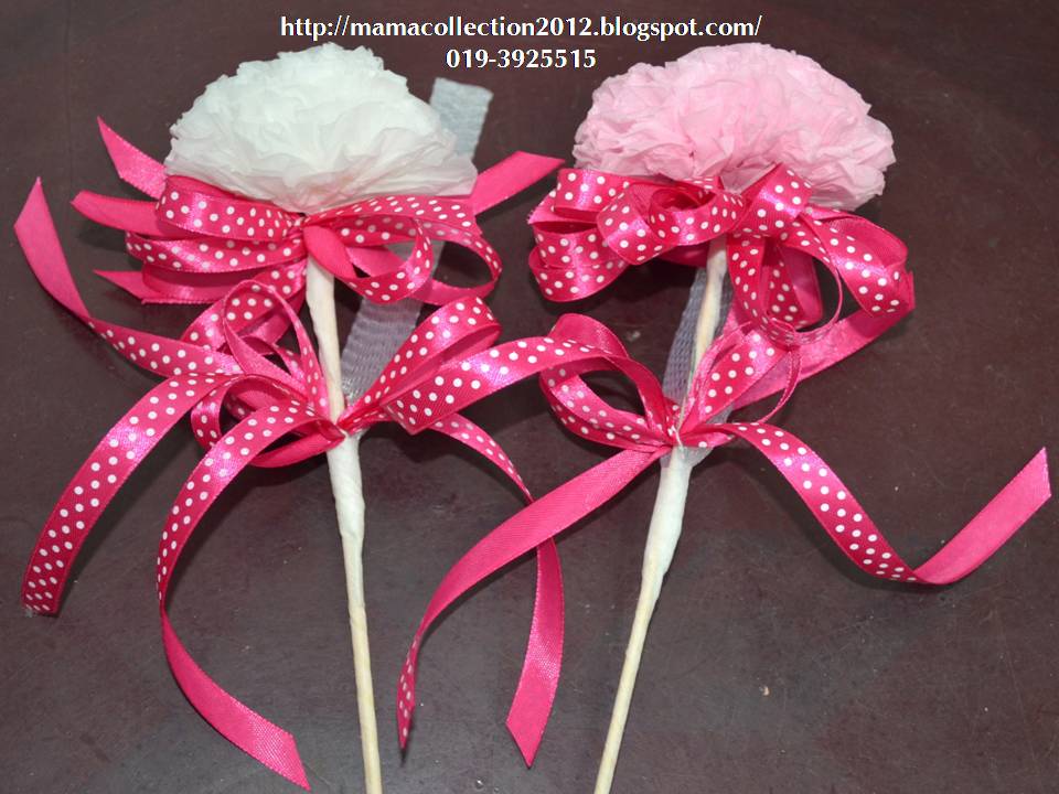GUBAHAN HANTARAN PINK TURQUOISE ENTERPRISE : BUNGA TELUR TISU ...