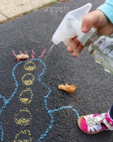 99 Fine Motor Ideas: See and Spray Game | School Time Snippets