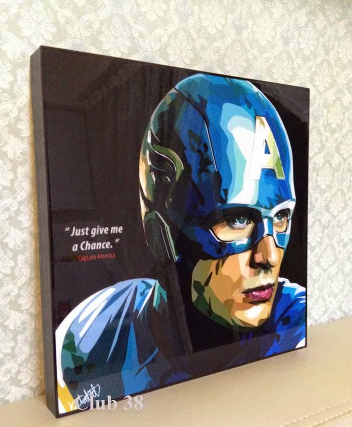 Club 38: Pop Art Marvel CAPTAIN AMERICA