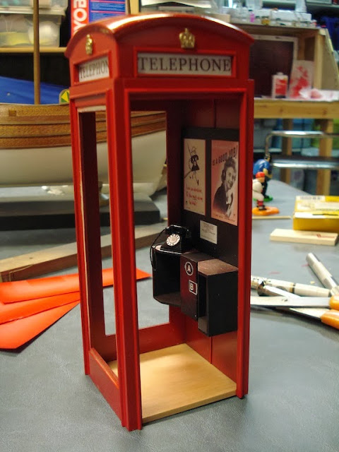 Scott's Workshop Notes: British Phone Box Model
