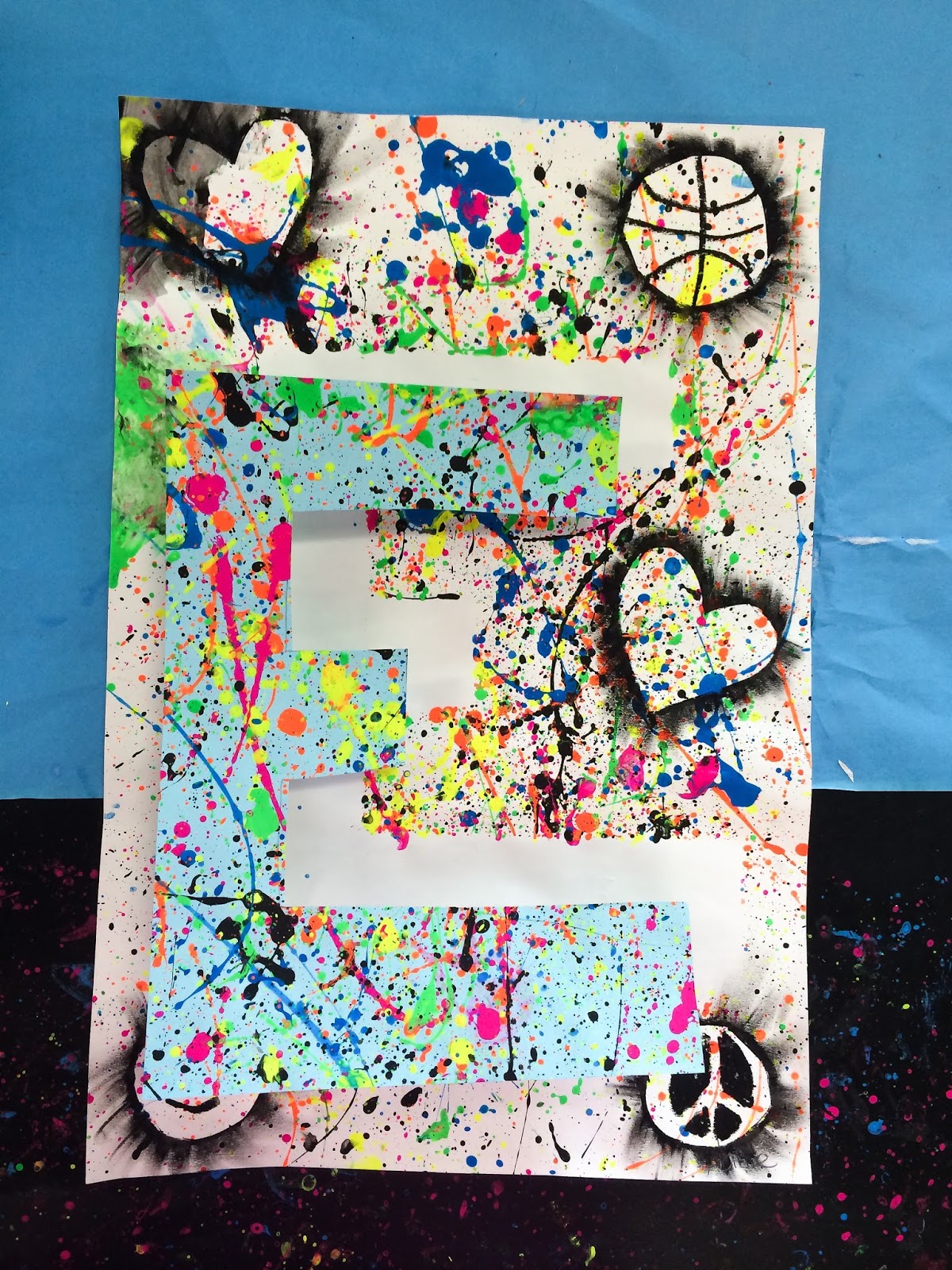 smART Class: Splatter Paint Innitials