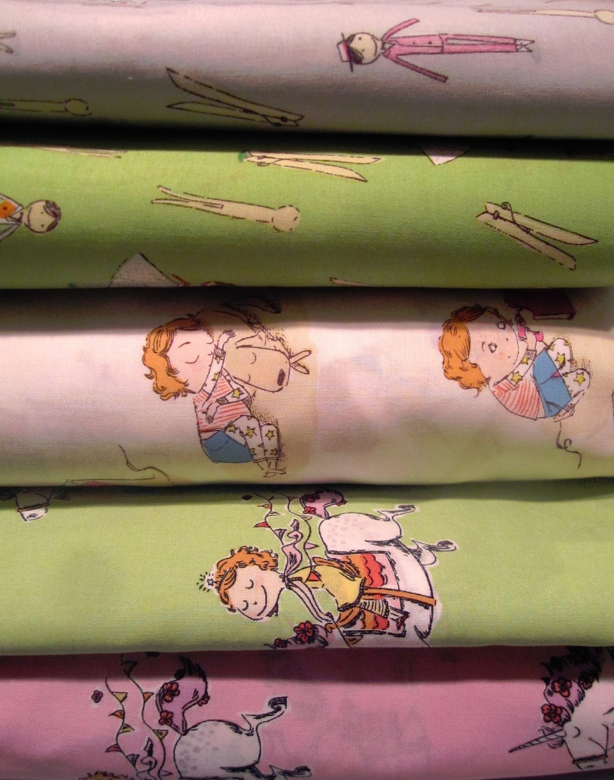Mommy Said Sew: Crafty Chloe Heather Ross Character Fabric