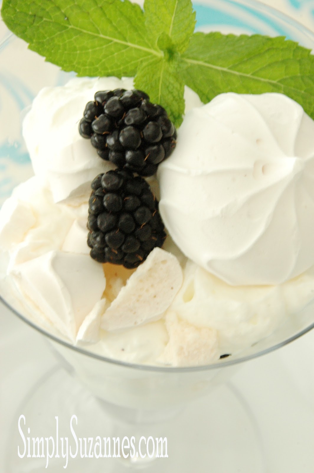 Simply Suzanne's AT HOME: blackberry meringue parfait
