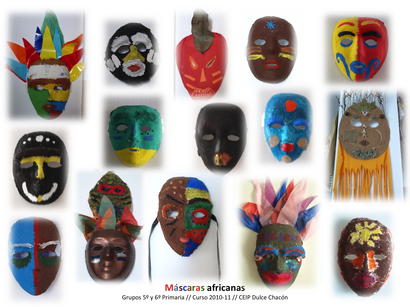 Mascarabá: Realizamos máscaras africanas