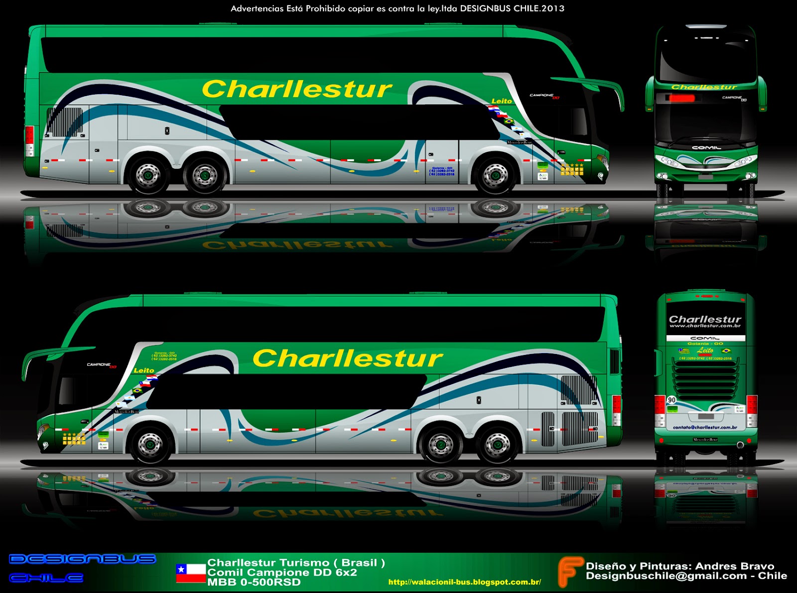 Walacionil Wosch - Desenhos de Ônibus: Série Especial - Comil Parte II
