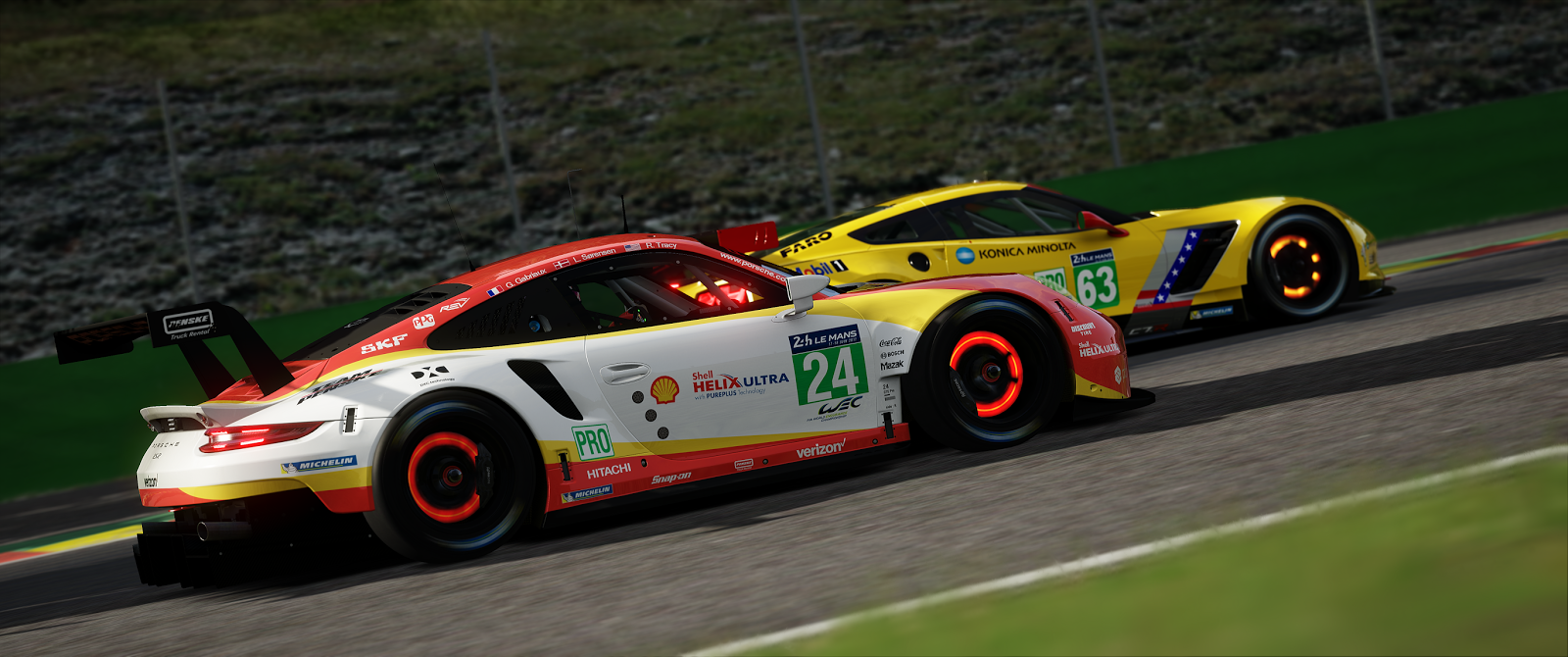 S.56 Design: Porsche 911 RSR Team Penske Shell #24