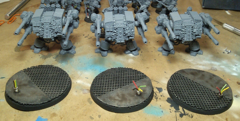 How to Lose at 40k: Grey Knight bases completed