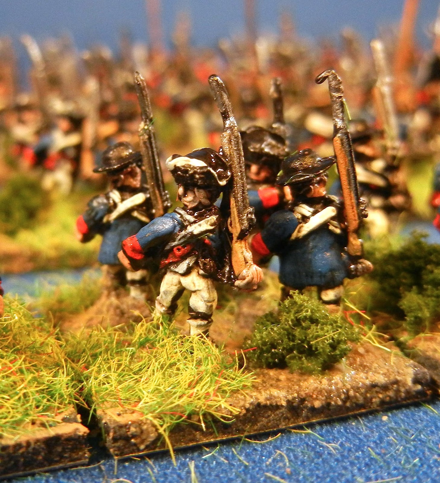 Bob's Miniature Wargaming Blog: 10mm AWI Reinforcements