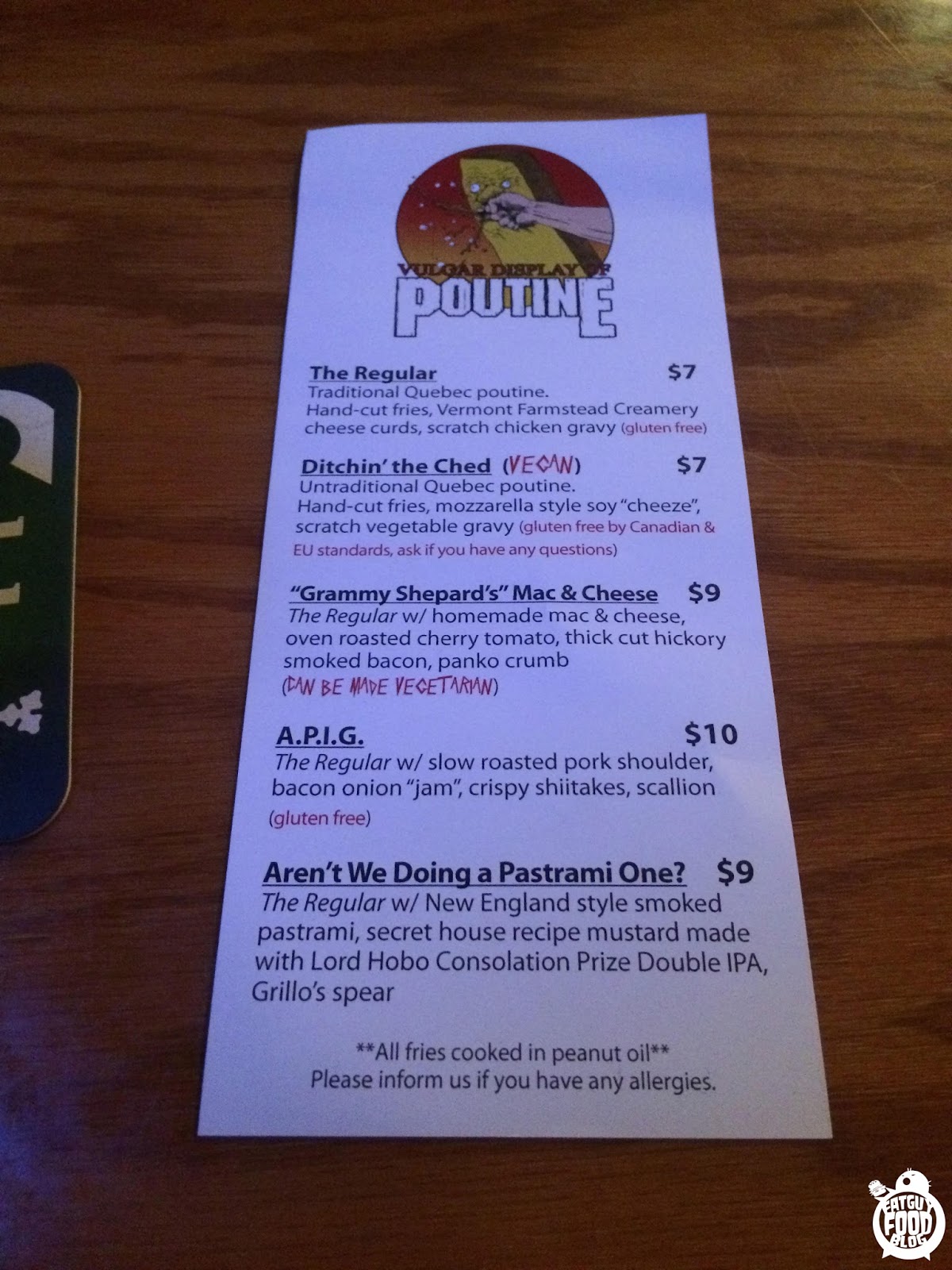 FATGUYFOODBLOG: Vulgar Display of Poutine Food Truck!